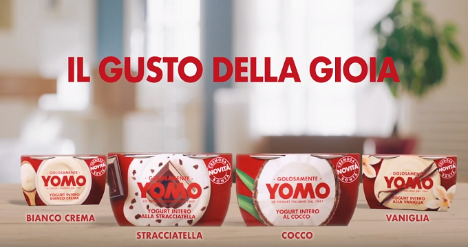 Granarolo lancia nuove referenze Yomo e lo spot "Il gusto della gioia"