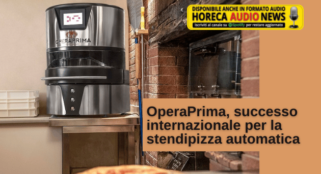 OperaPrima, successo internazionale per la stendipizza automatica