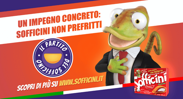 Sofficini: un'ironica campagna per l'arrivo della ricetta senza prefrittura