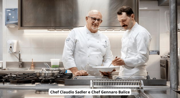 Menù a quattro mani per gli chef Claudio Sadler e Gennaro Balice al ...