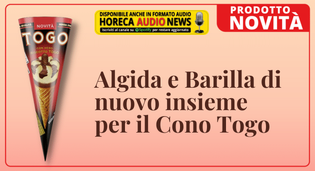 Algida e Barilla di nuovo insieme per il Cono Togo