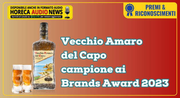 Vecchio Amaro del Capo campione ai Brands Award 2023